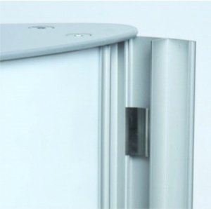 A3 Curved LED Illuminated Double Sided Sign Post - Signs 4 Schools